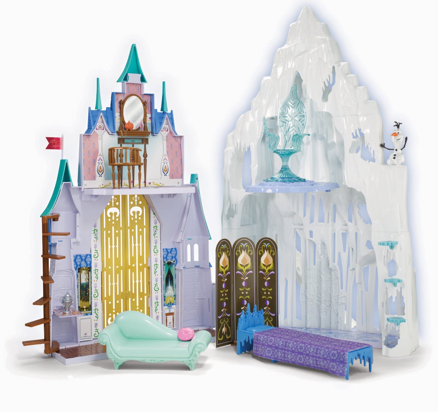 Холодное Сердце: Замок Арендель и Ледяной Замок (Disney Frozen Castle ...