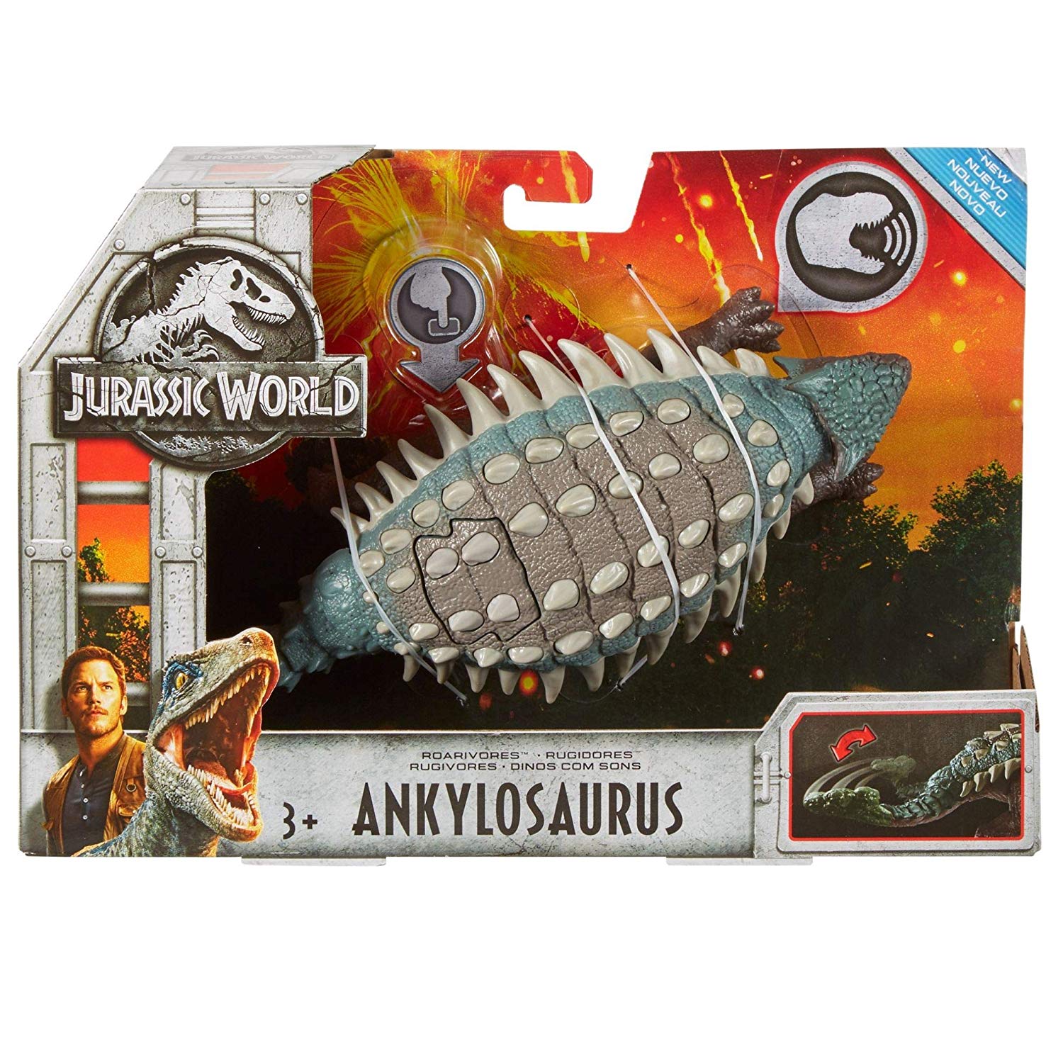 Игрушка динозавр Мир Юрского Периода 2: Анкилозавр (Jurassic World ...