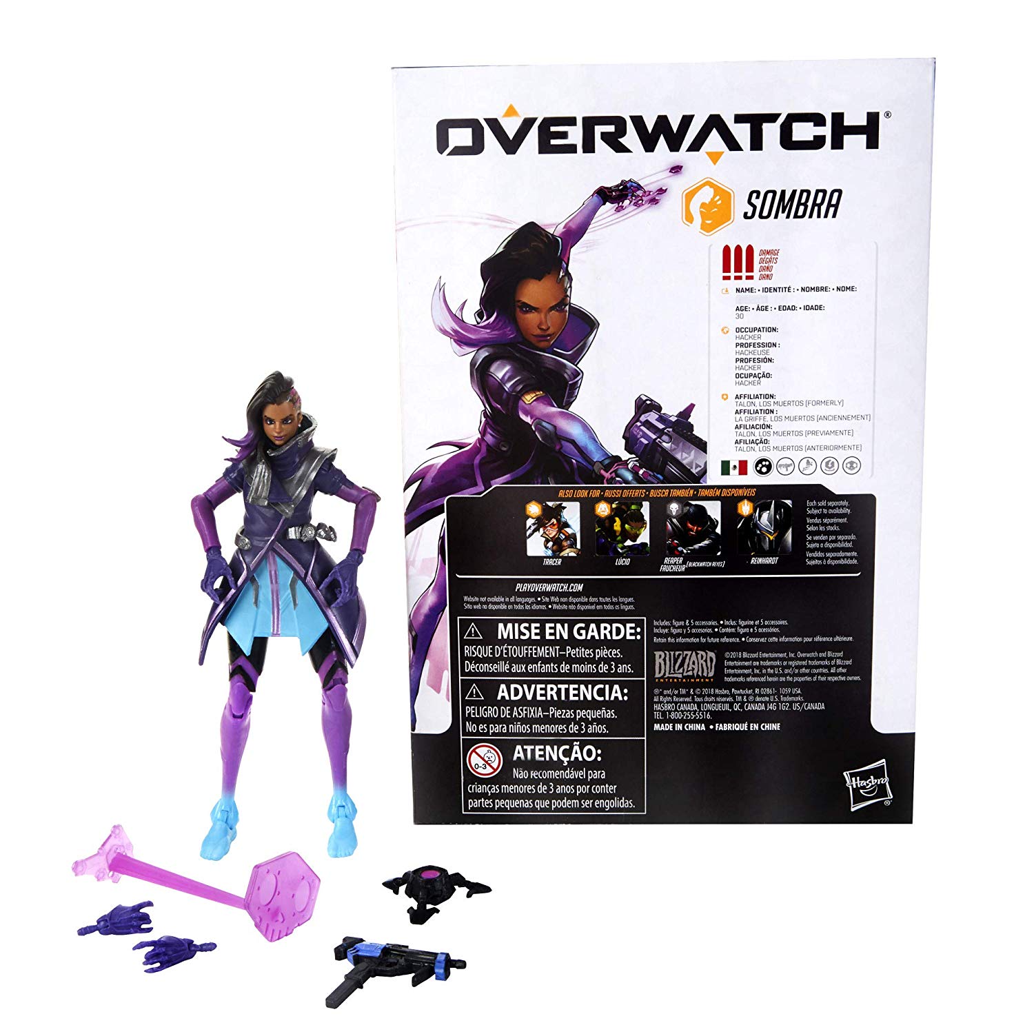 Игрушка Овервотч - Сомбра (Overwatch Ultimates Series Sombra ...