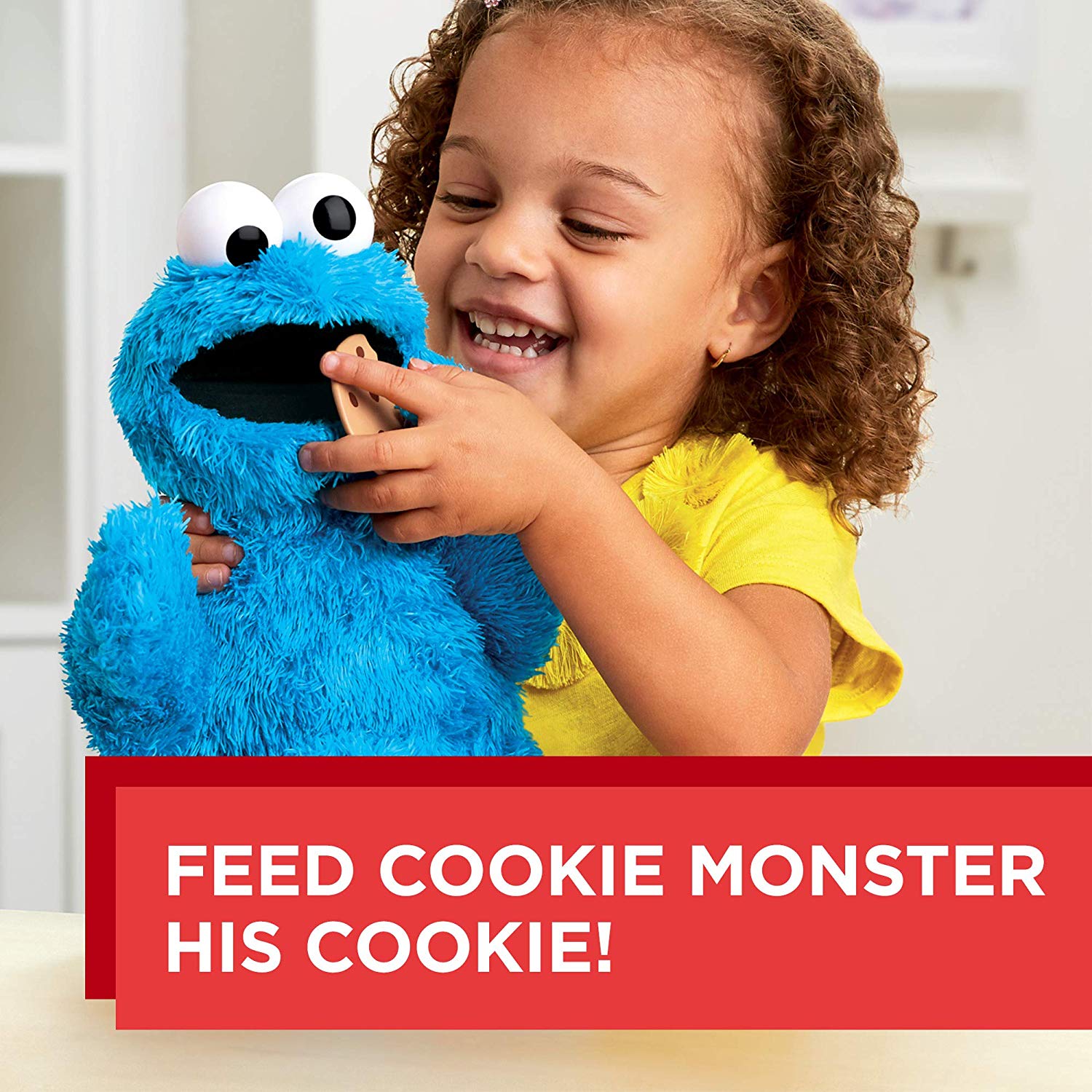 Улица Сезам - Коржик (Sesame Street Feed Me Cookie Monster Plush ...