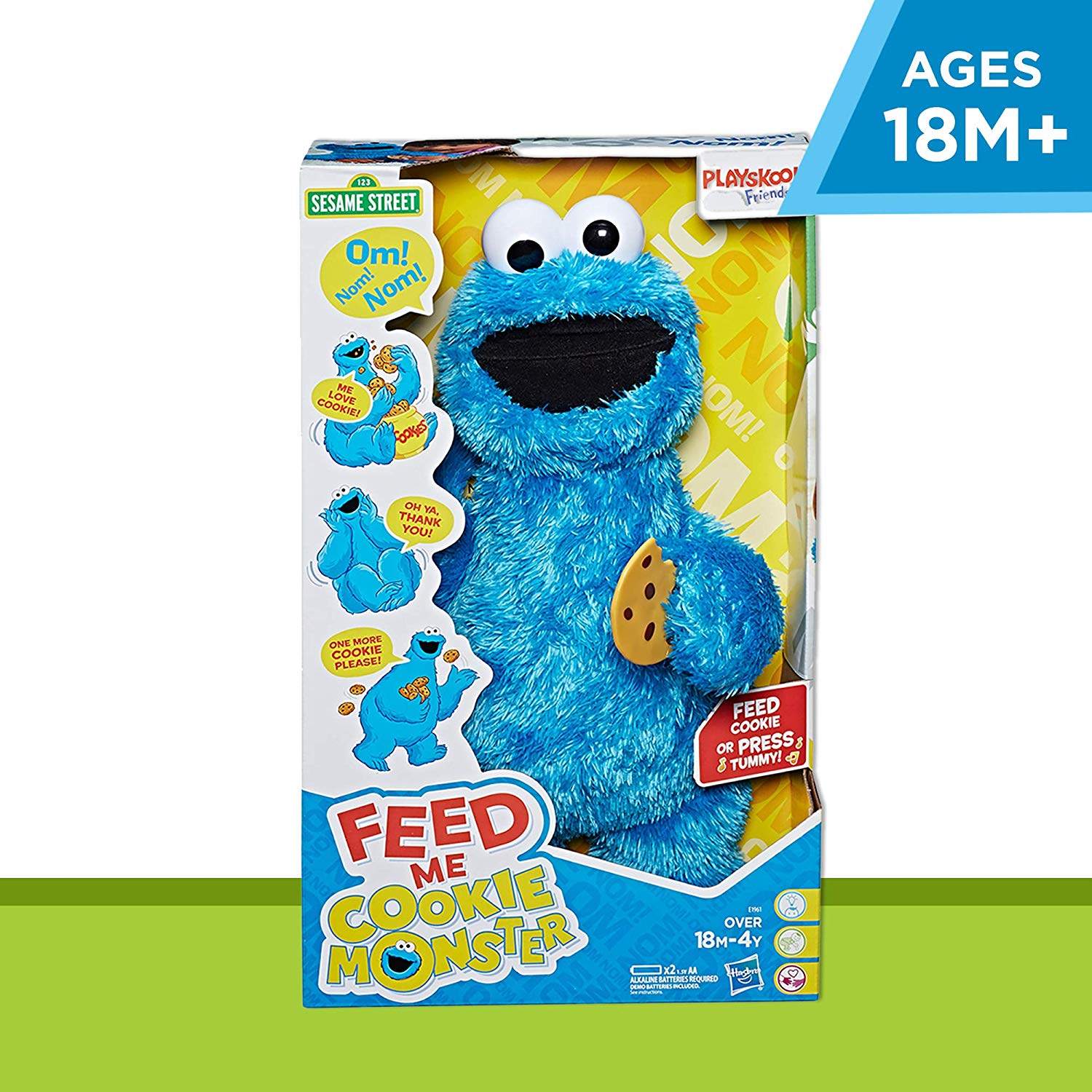 Улица Сезам - Коржик (Sesame Street Feed Me Cookie Monster Plush ...