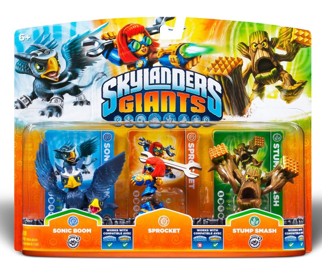 Набор фигурок Skylanders Giants Triple Pack: Sonic Boom, Sprocket ...